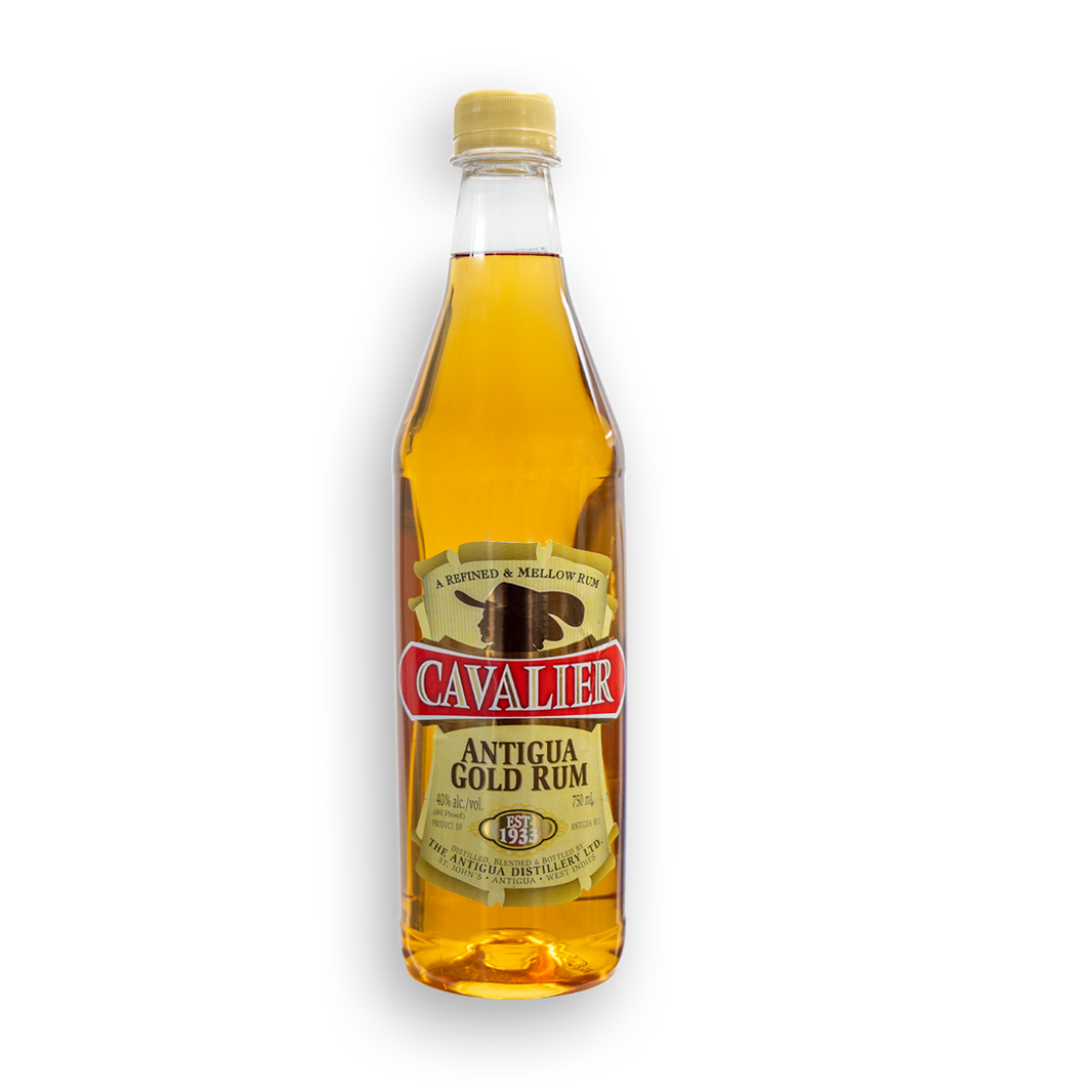 CAVALIER GOLD RUM (PET) 40% 750ml – Premier Cru Retail Stores